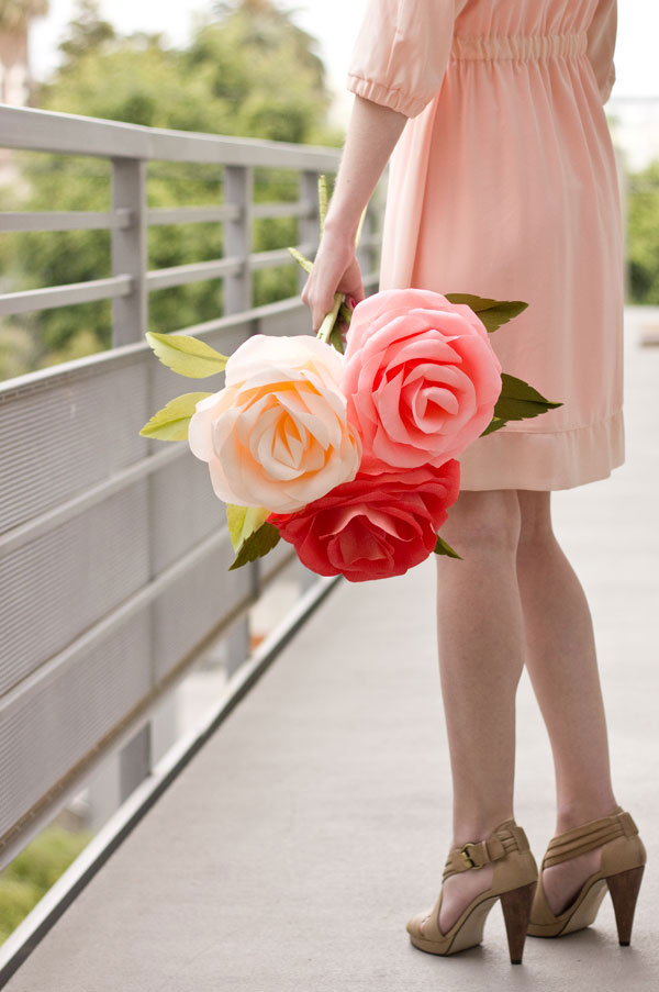 Diy How To Make Paper Roses Tutorials The Little Canopy